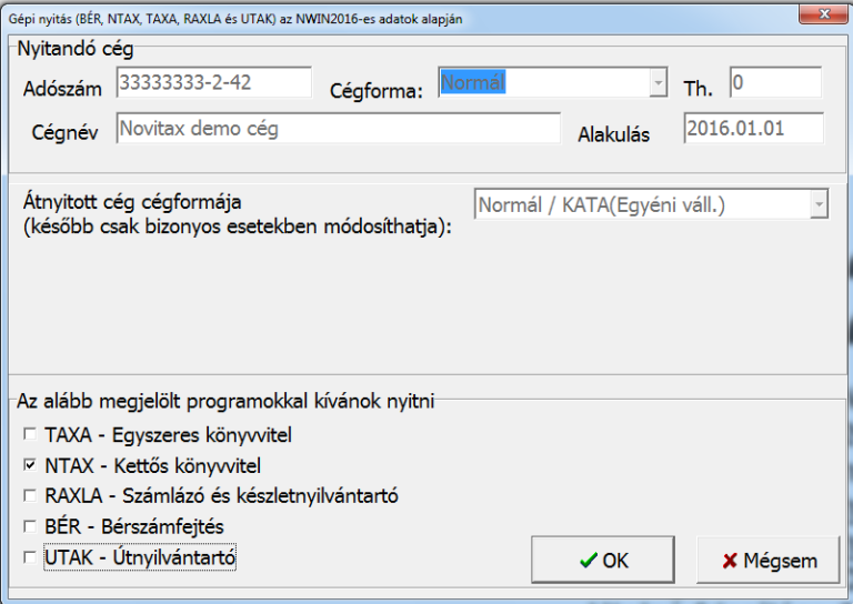 nyitás
